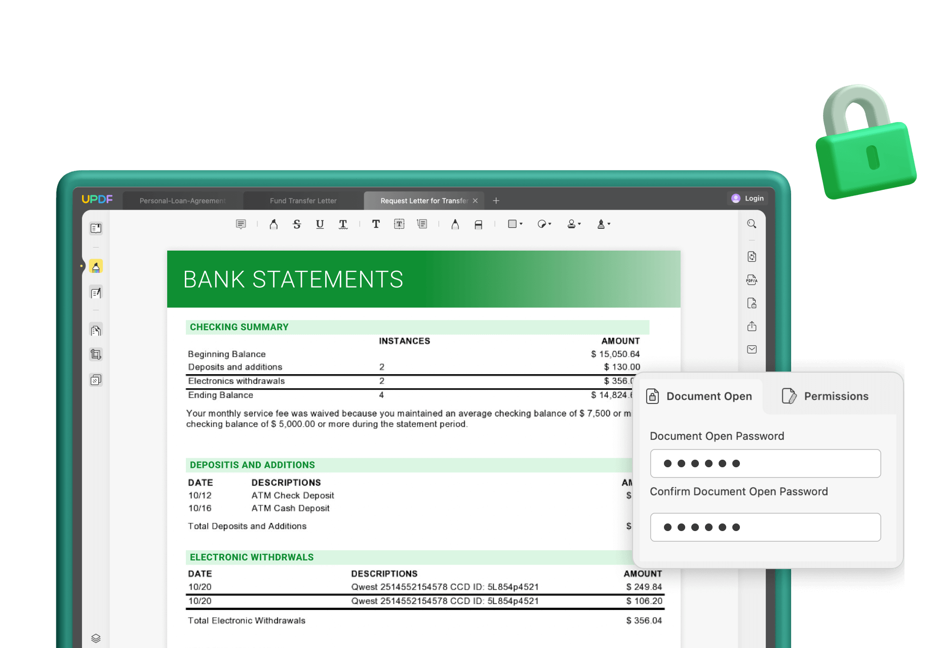 UPDF - The Best PDF Tool for Banks and Financial Institutes