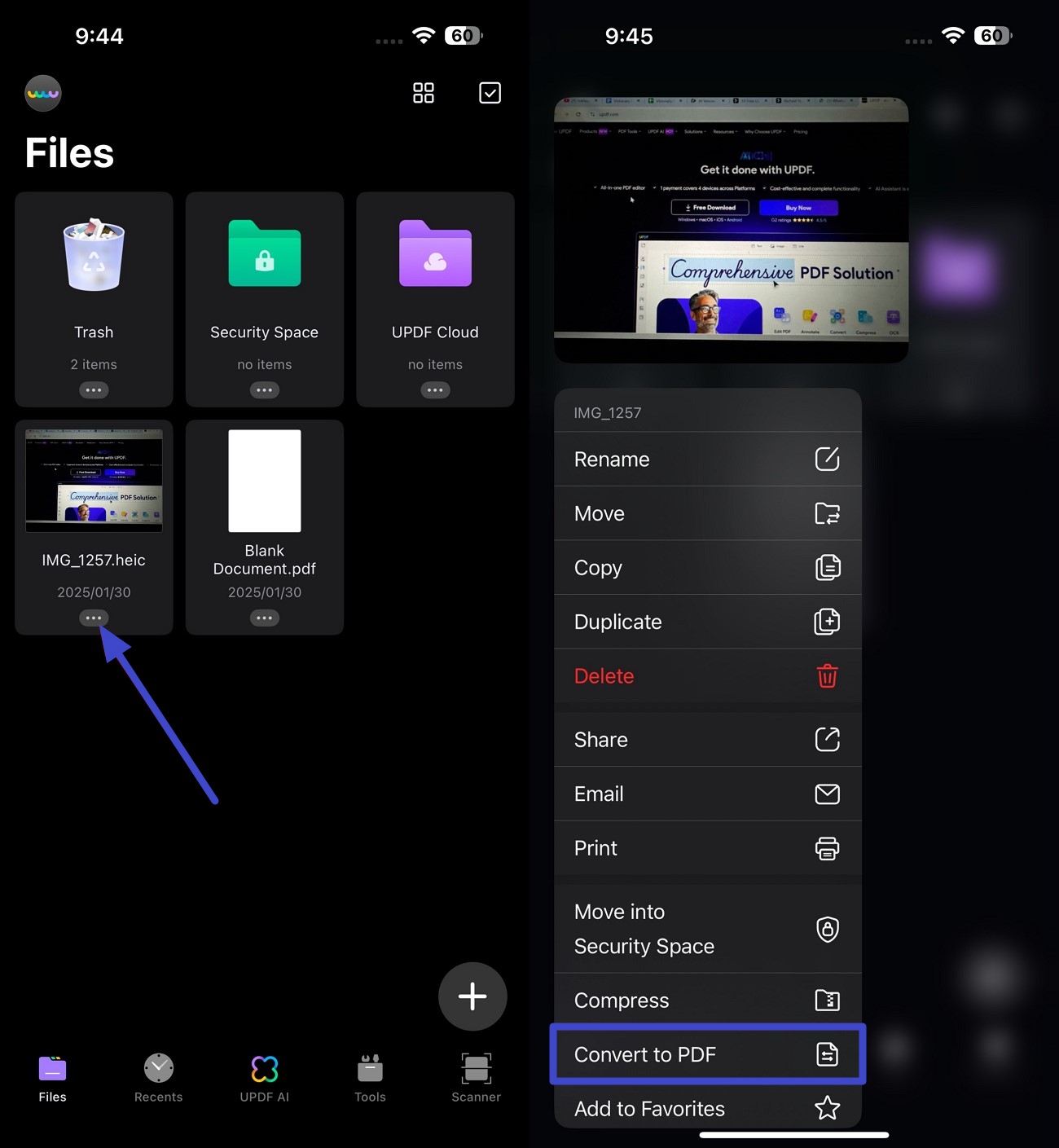 Top 6 HEIC to PDF Converters You Must Try in 2025 - UPDF