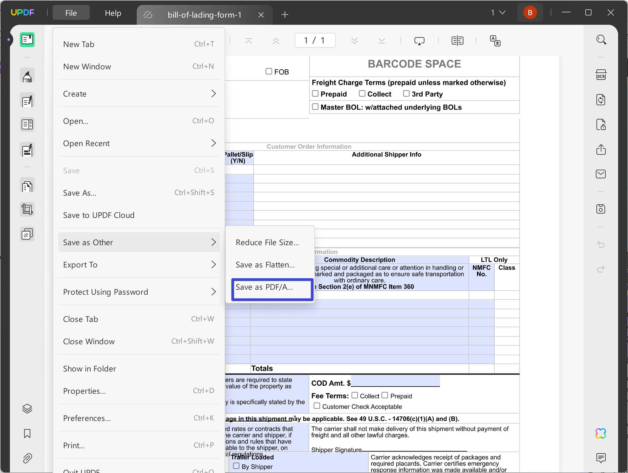 Convert PDF to PDF/A on Windows and Mac Easily – UPDF