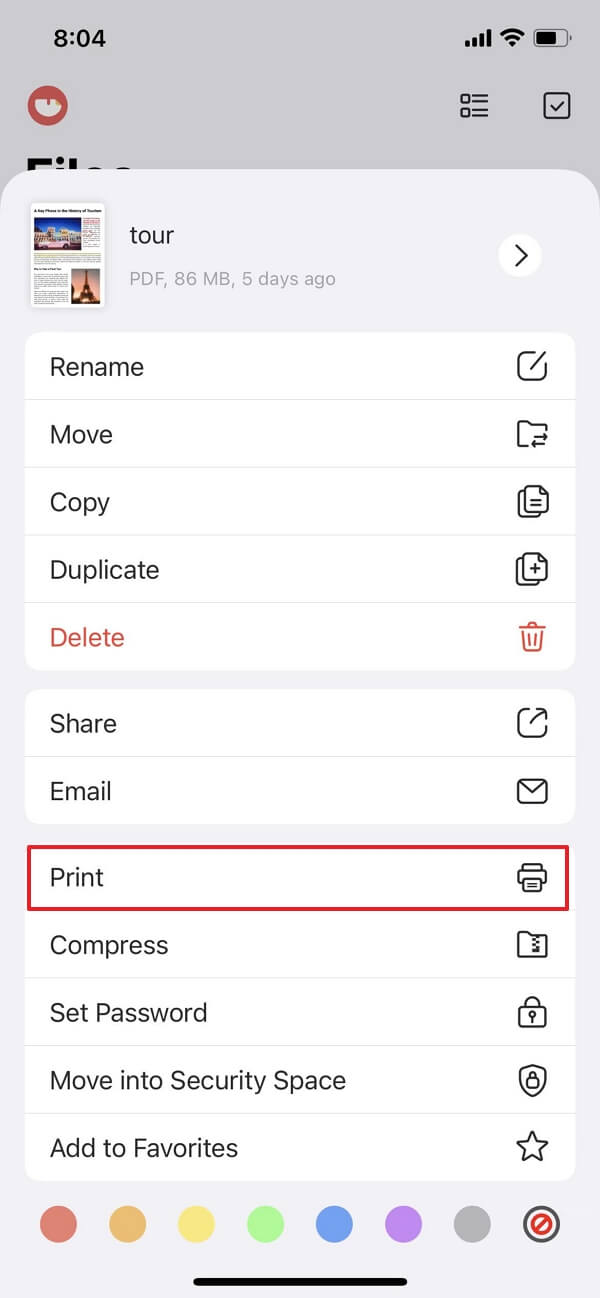 How to Print a PDF on iPhone and iPad - UPDF