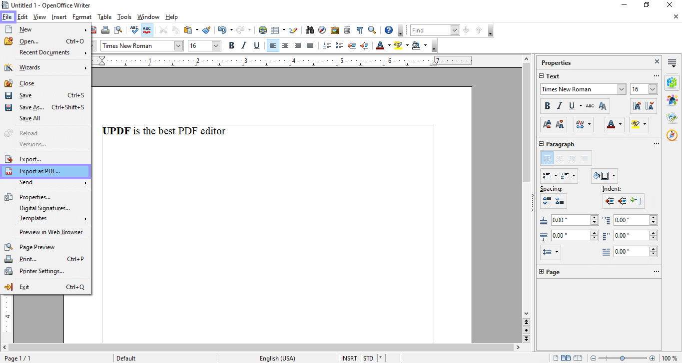 Open Office PDF Editor: Features, Drawbacks, and More| UPDF