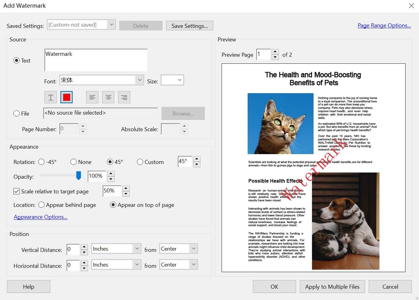 How to Add a Watermark to PDF on Mac with 5 Ways