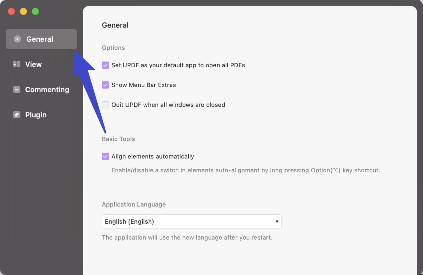 Set Preferences for UPDF on Mac | User Guide