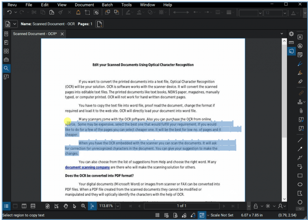 Bluebeam OCR: Basics, How-To Steps, and Limitations - UPDF
