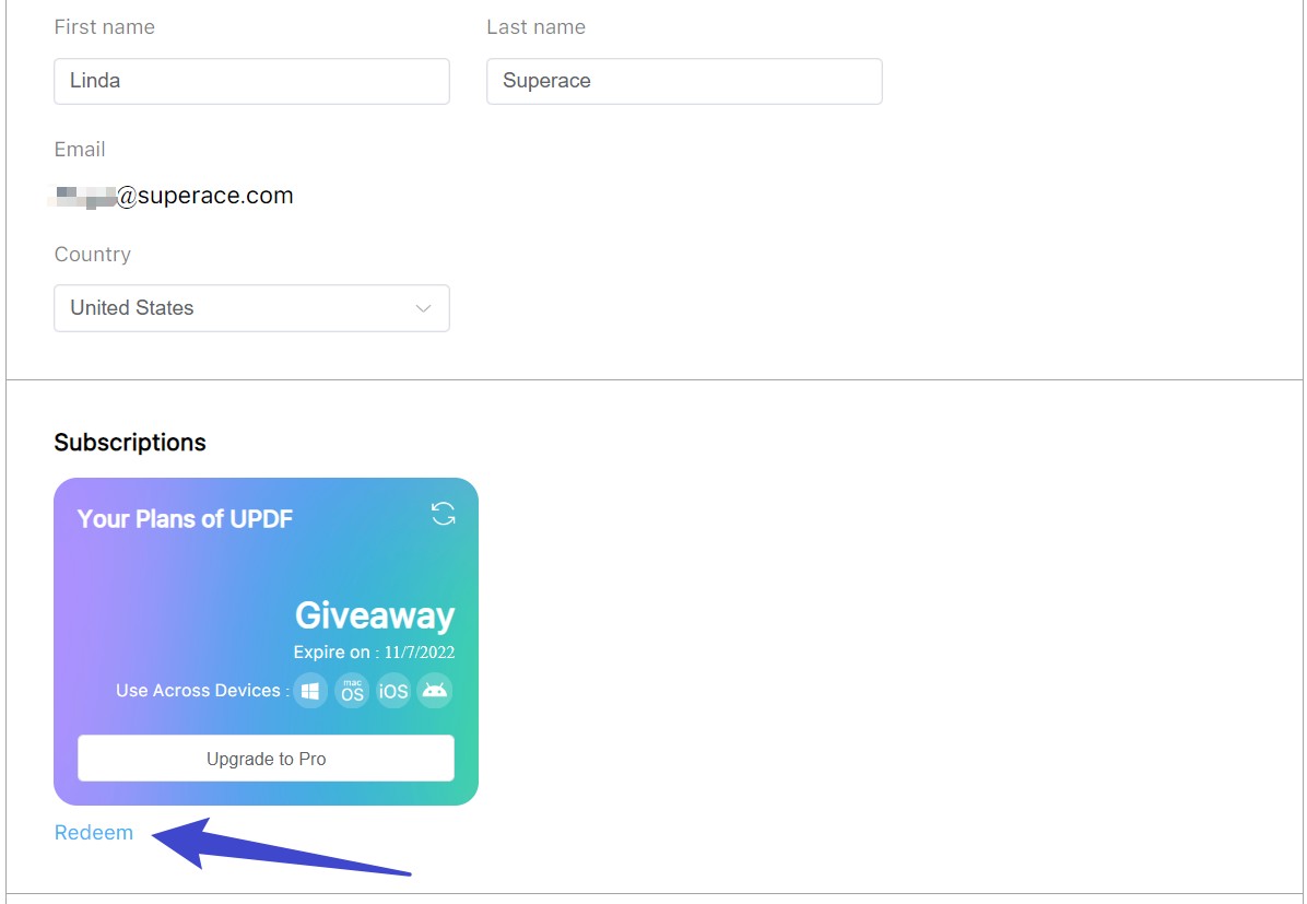 License and Activate UPDF on iOS | User Guide