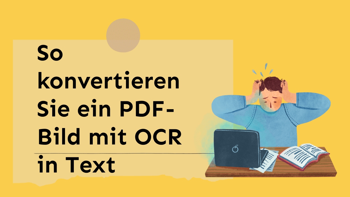 PDF-Bilder in Text mit OCR umwandeln - Das ist zu tun | UPDF