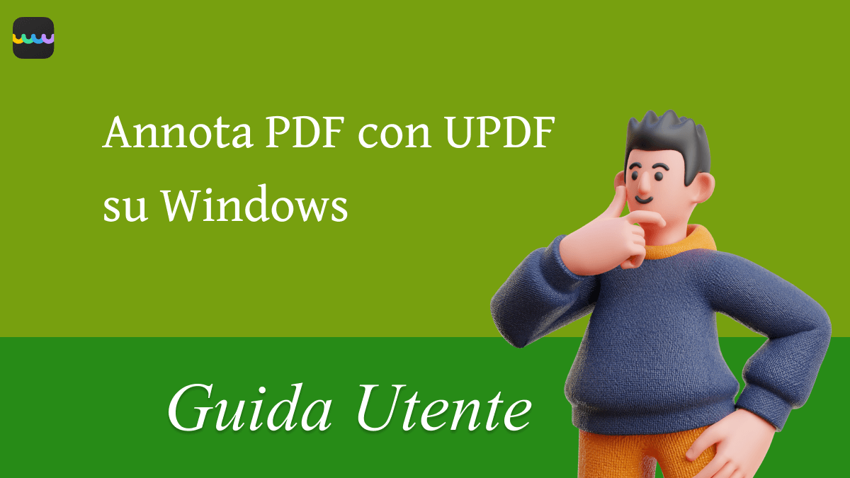 Annota PDF con UPDF su Windows | Guida Utente