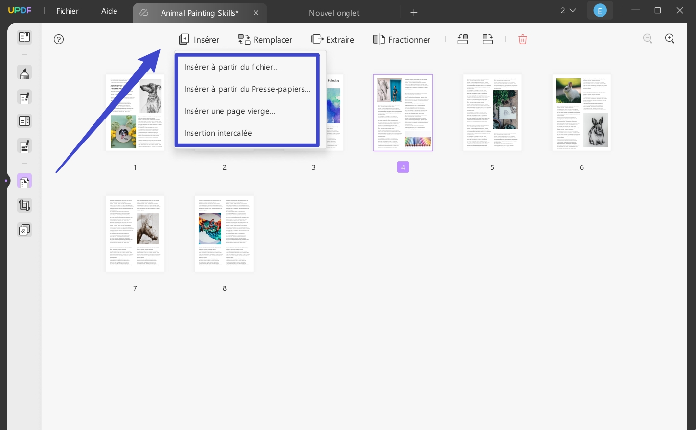 Méthodes simples pour organiser les pages PDF | UPDF