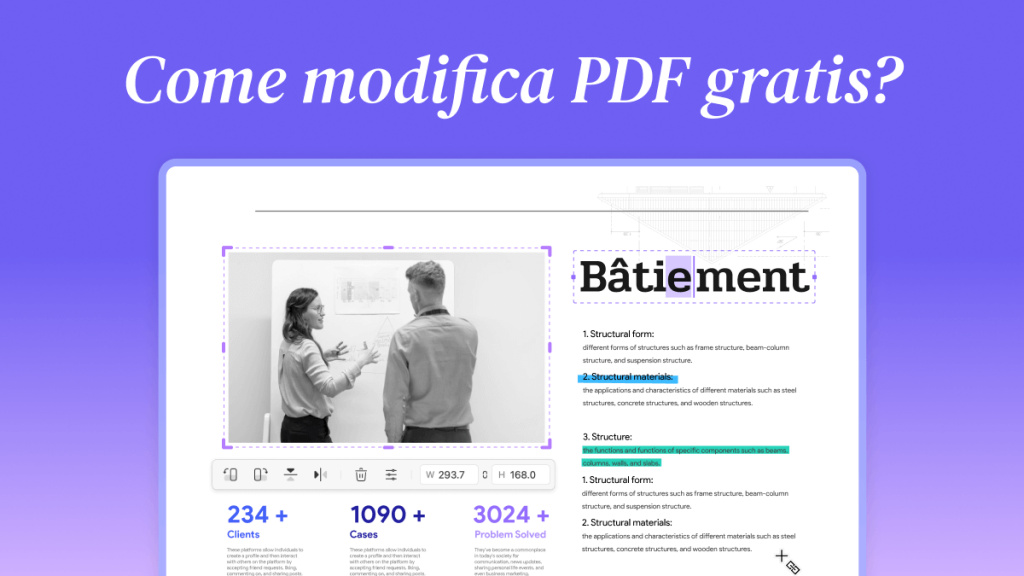 Come modifica PDF gratis? | UPDF