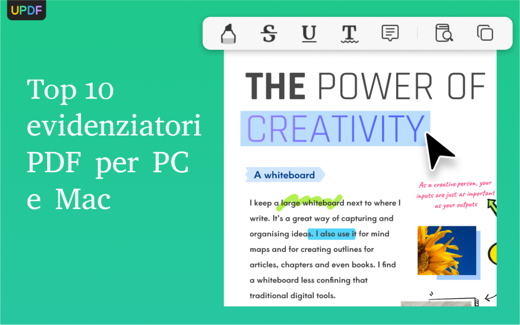 I 10 migliori evidenziatori PDF da non perdere | UPDF