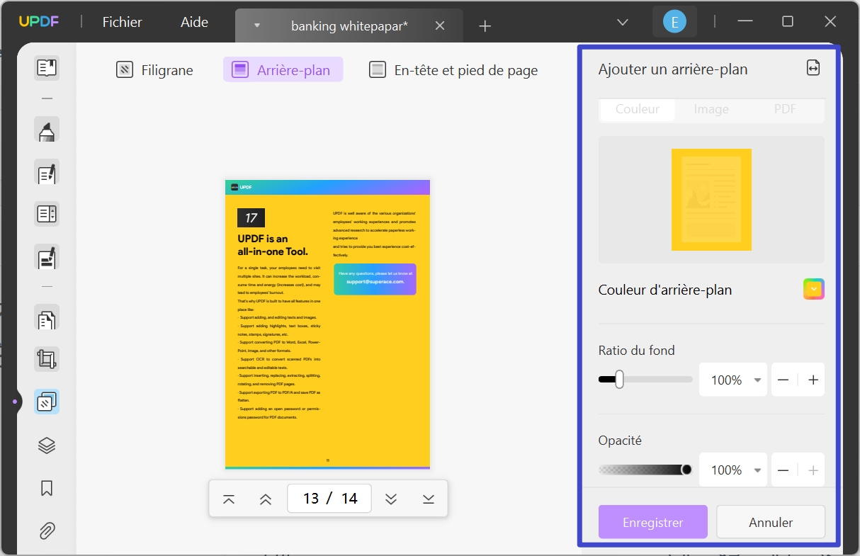 3 méthodes pour supprimer l'arrière-plan de PDF | UPDF