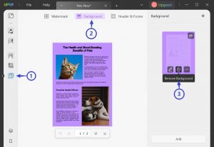 How to Remove Background from PDF: 3 Quick Tips | UPDF