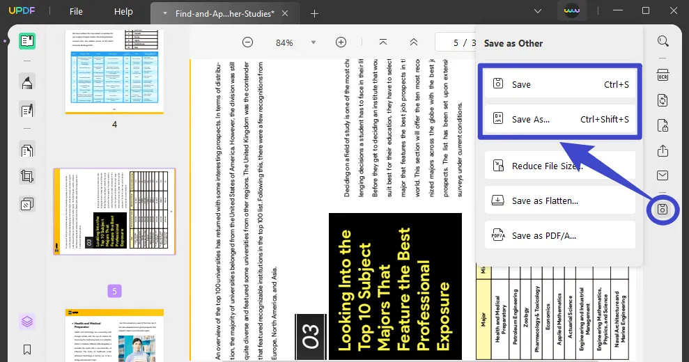 A Detailed Guide On How To Save Rotated PDF UPDF