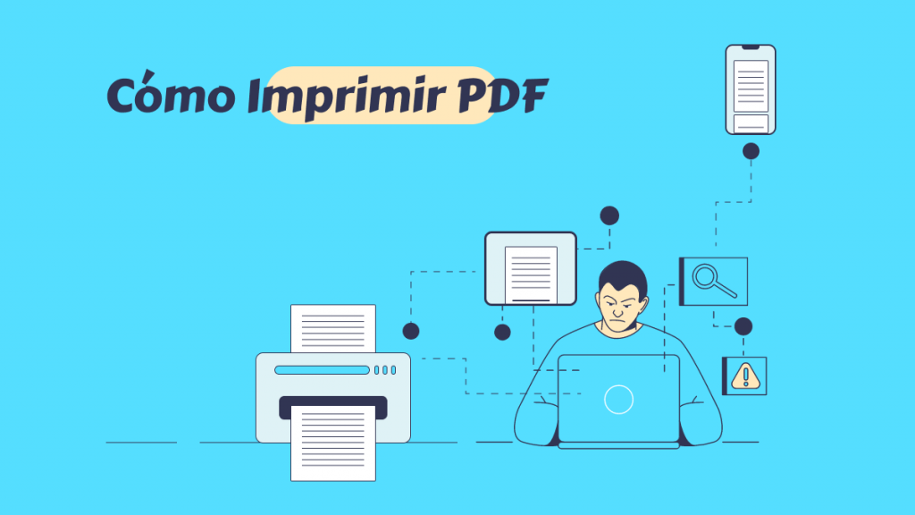 2 formas de imprimir PDF en Windows y en línea | UPDF