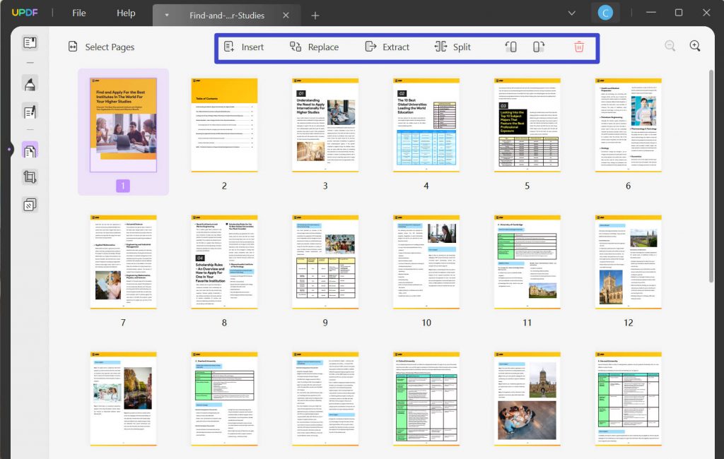 A Guide to Organize PDF Pages Like Never Before | UPDF