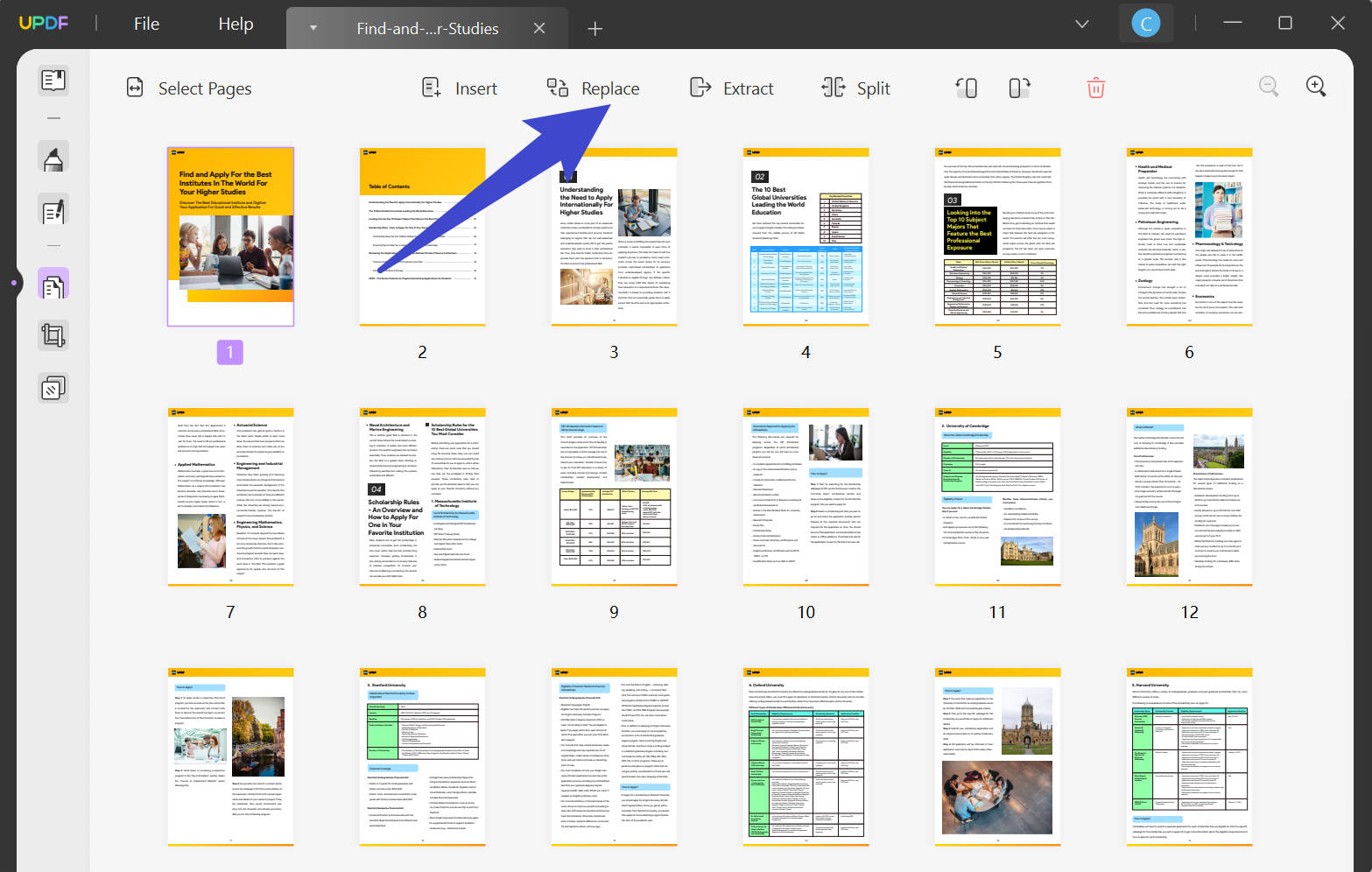 How to Replace Pages in a PDF? 2 Quick Ways| UPDF