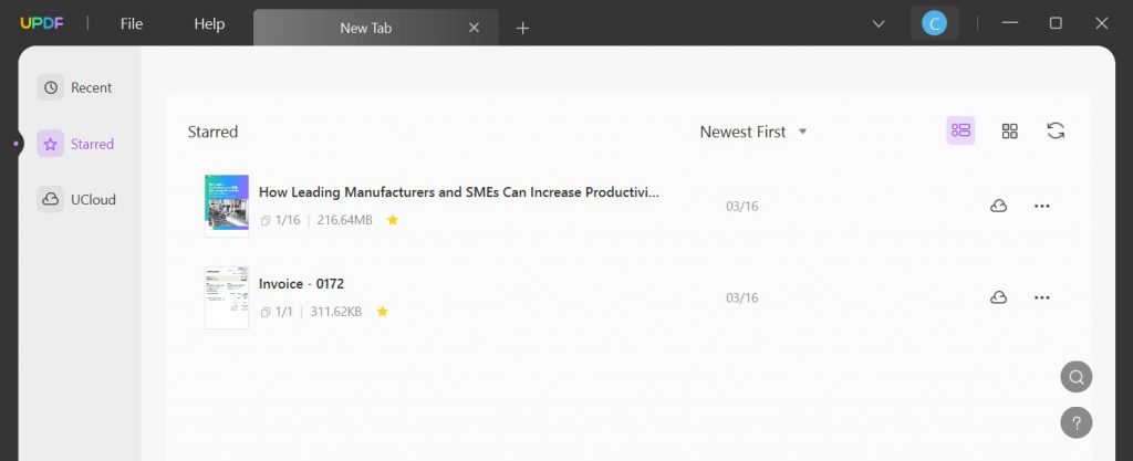 Updf Document Cloud On Windows Updf User Guide