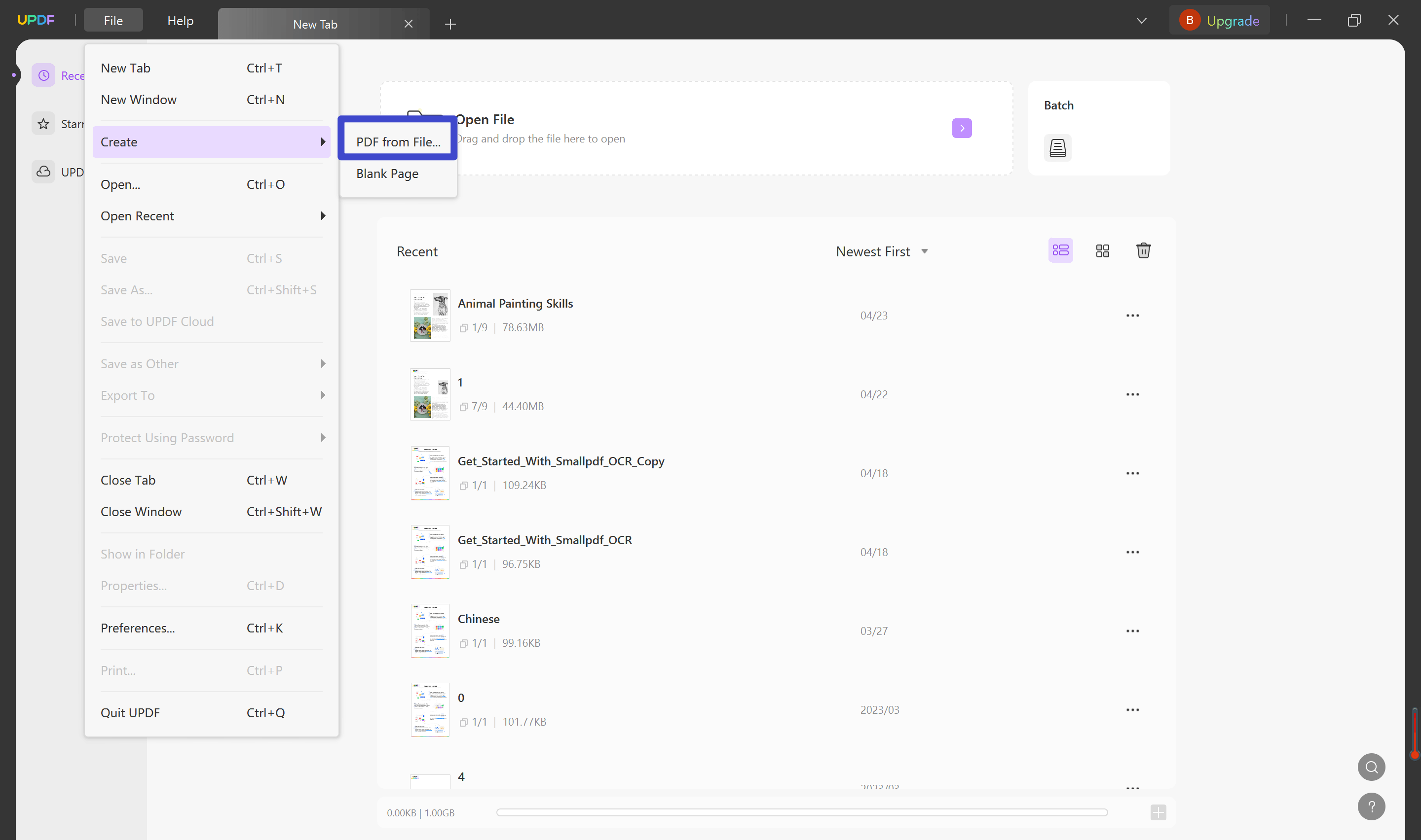 Cómo convertir BMP a PDF | UPDF