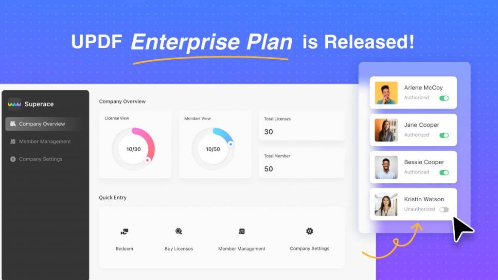 UPDF Enterprise Plan is Released for Team Management