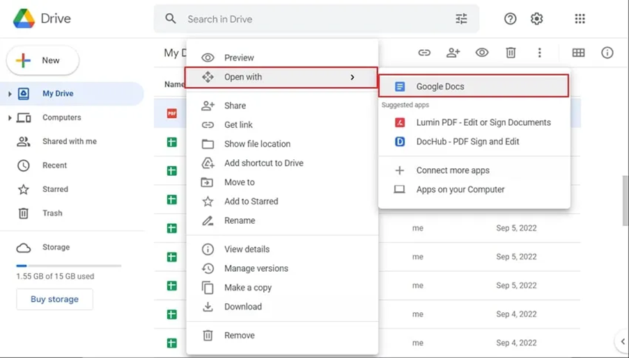 Come usare Google convertitore da PDF a Word | UPDF