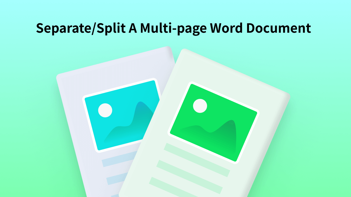 6 Ways To Separate Split A Multi page Word Document UPDF