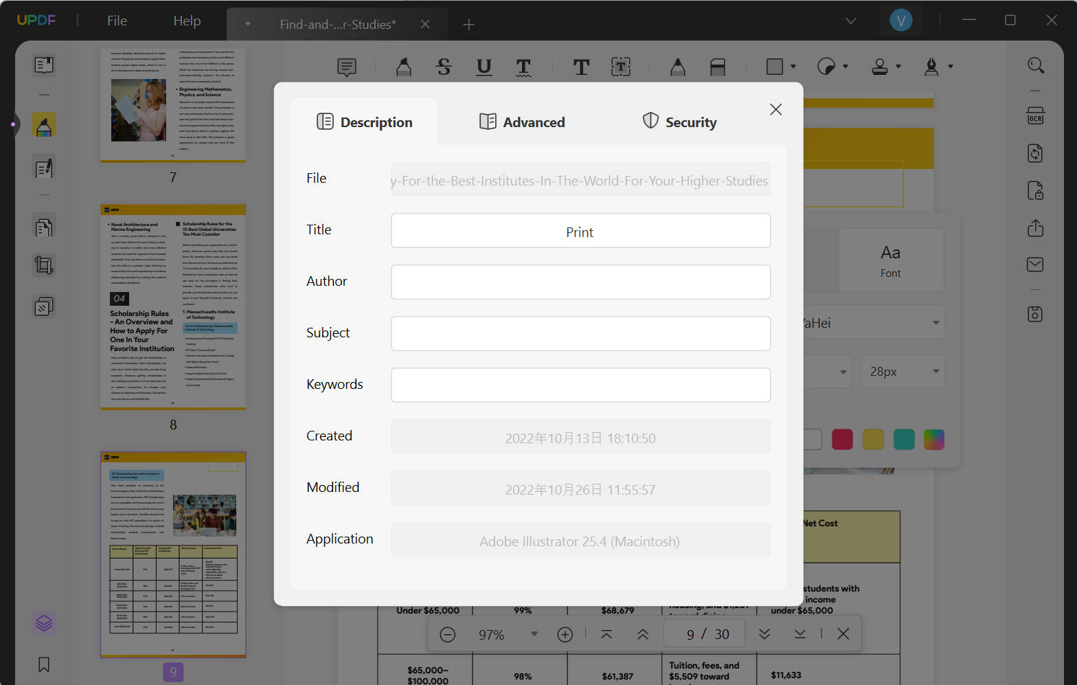 Top 10 PDF Metadata Viewers in 2025 (Completely Free) | UPDF
