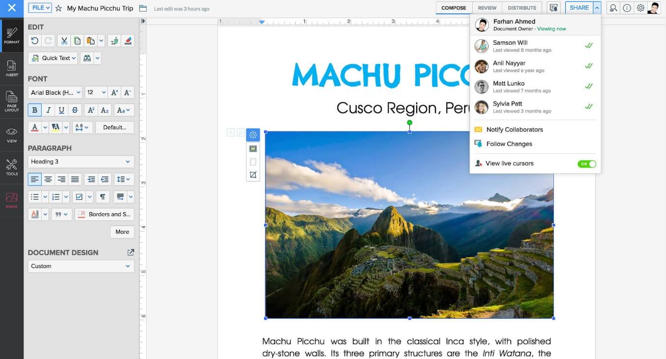 Top 5 Free and Real-Time Document Collaboration Tools | UPDF