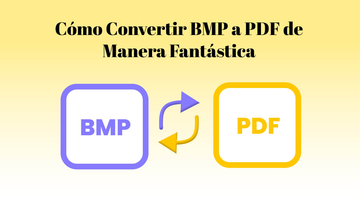 Cómo convertir BMP a PDF | UPDF