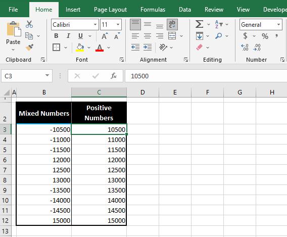 Alterar números negativos para positivos no Excel? (4 formas) | UPDF