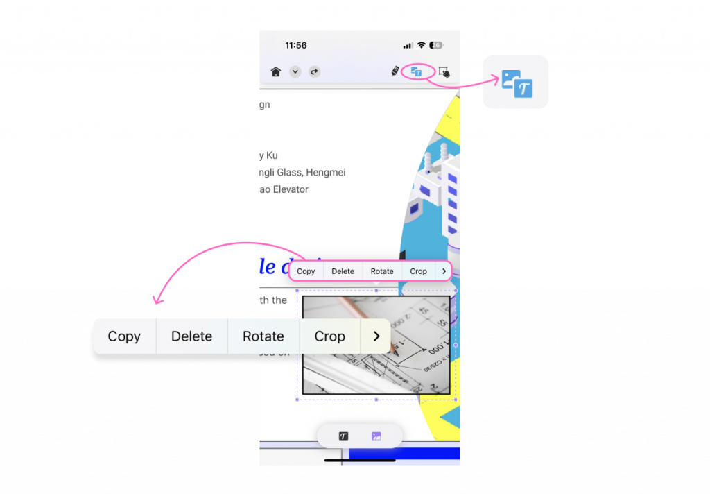 Edit Images in PDF with UPDF on iPhone and iPad | User Guide