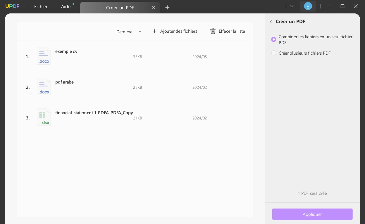 Créer des fichiers PDF avec UPDF | Mode d’Emploi