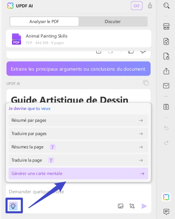 Comment convertir un PDF en carte mentale ? | UPDF
