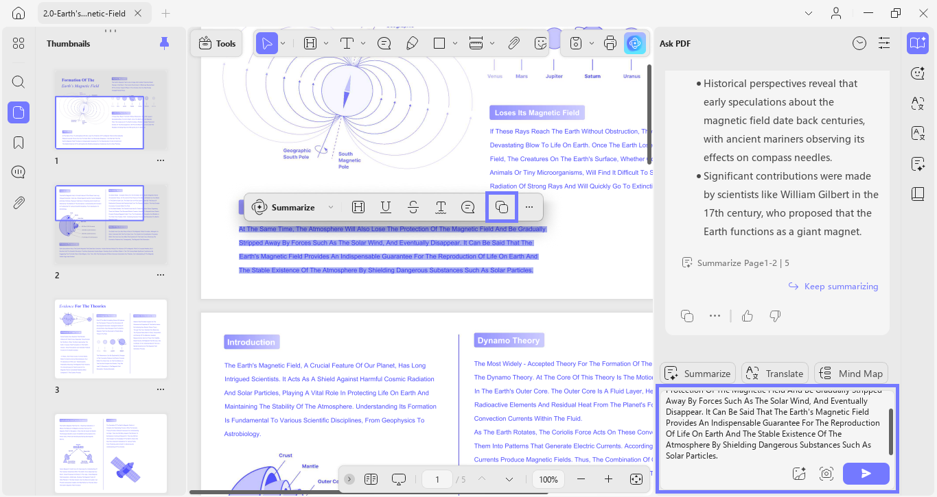 Summarize Pdfs With Updf Ai Updf User Guide