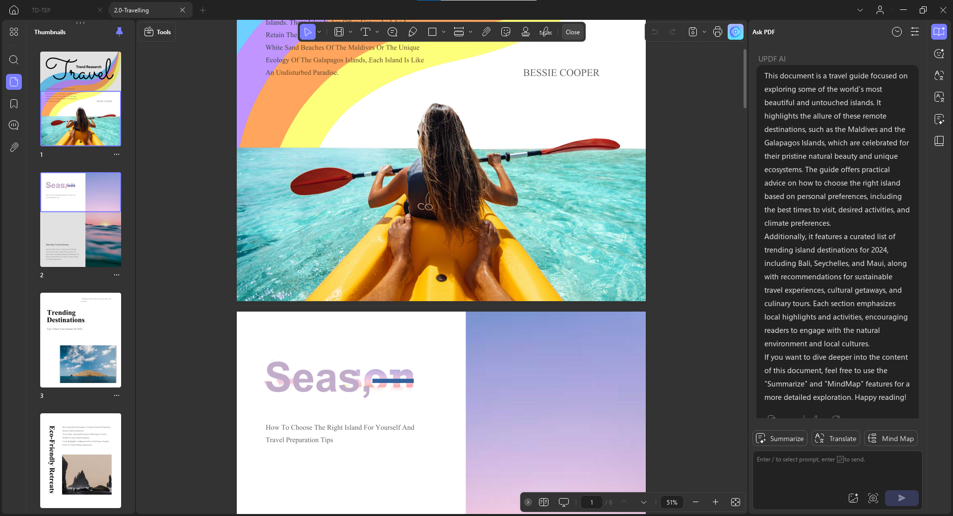 Summarize PDFs with UPDF AI | UPDF User Guide