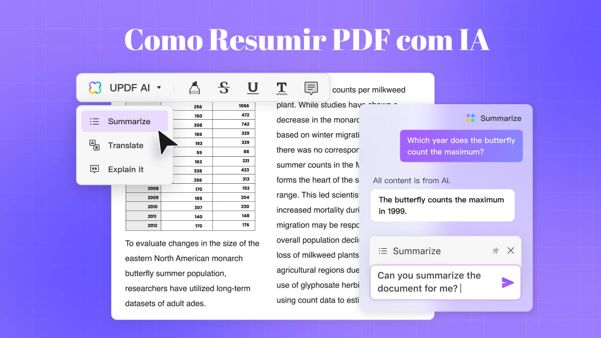 Como Resumir PDF - Métodos Fáceis e Eficazes | UPDF