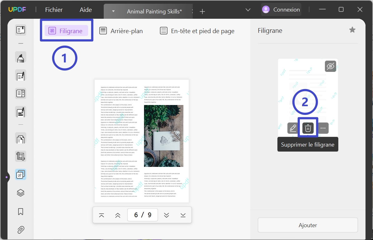 Comment enlever le filigrane de PDF avec iLovePDF | UPDF