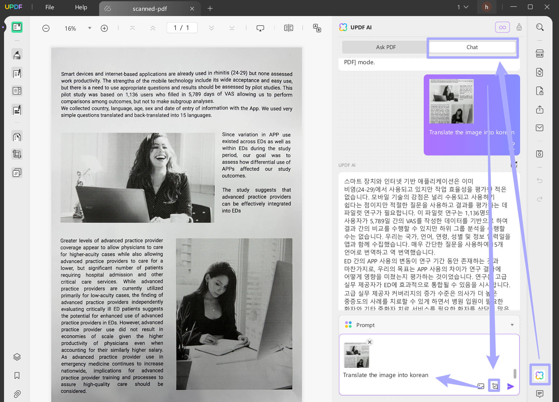 How to Translate Scanned PDF? (AI Methods Included) - UPDF