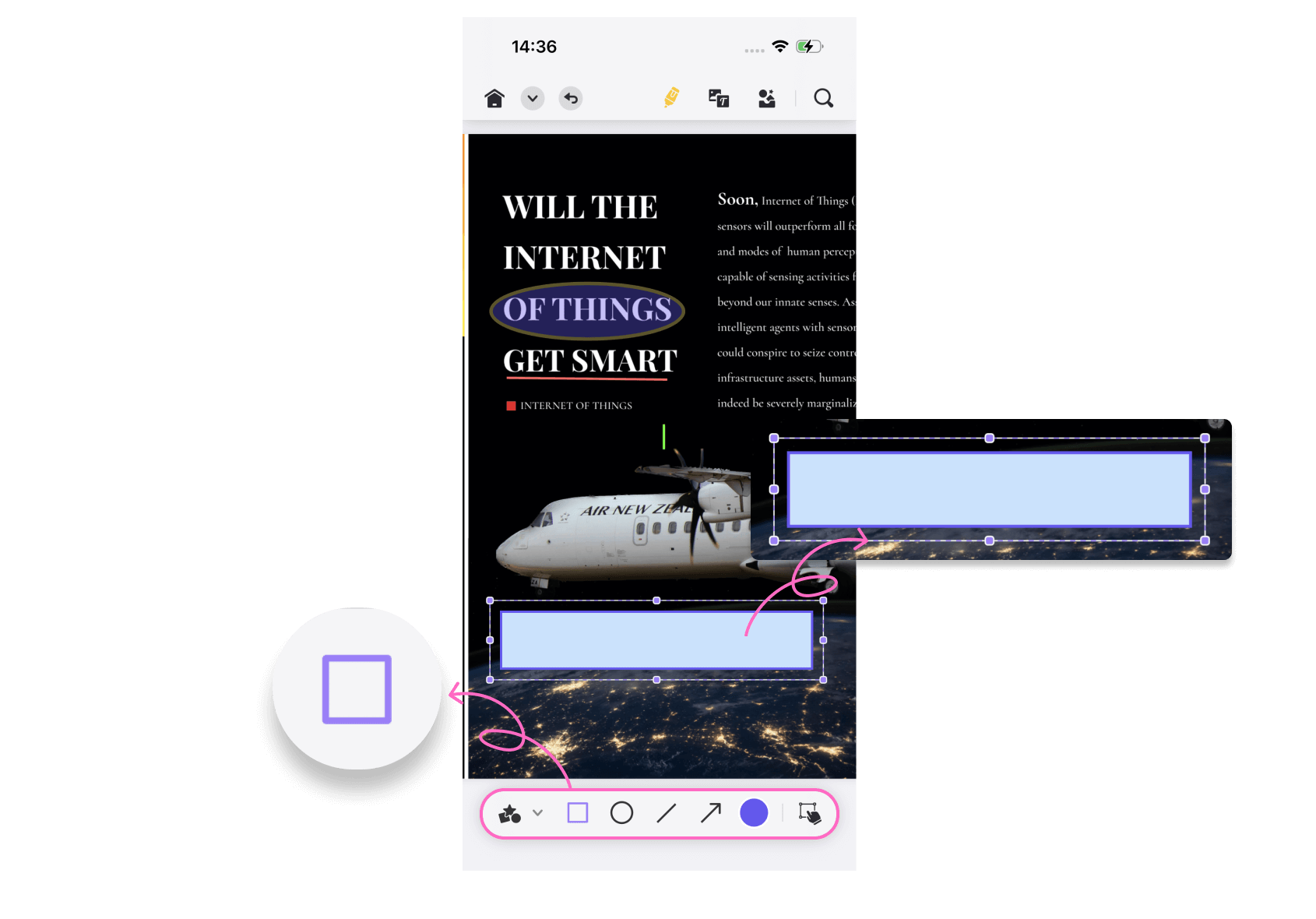 Annotate PDF with UPDF on iOS | User Guide