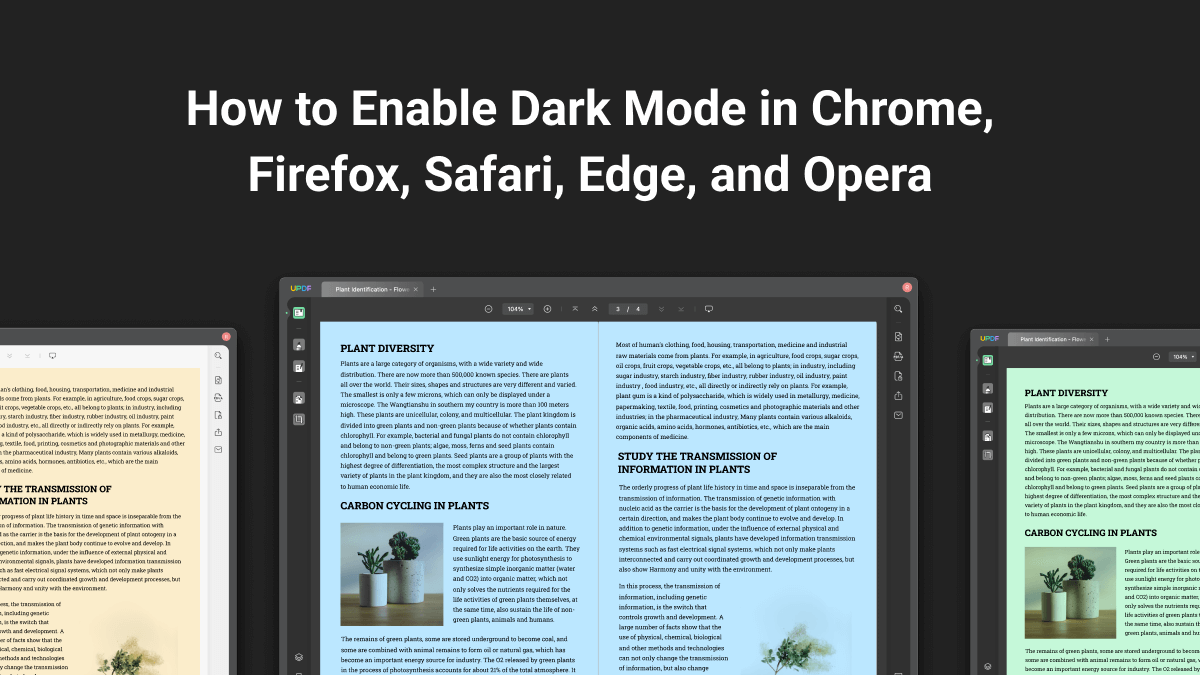 A Guide to Enable DarkMode in Chrome and Top Browsers | UPDF