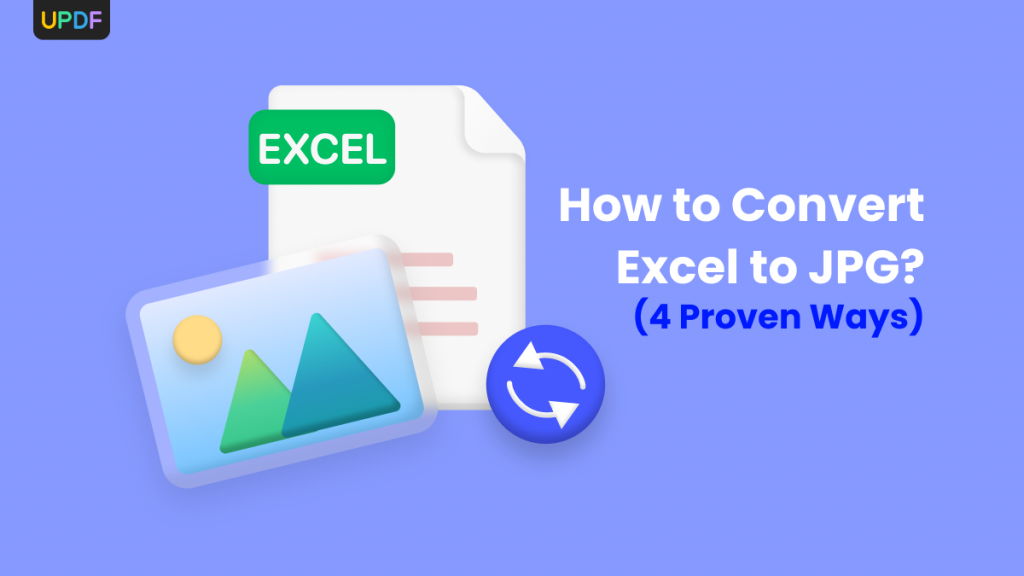 4 Top-Rated Methods to Convert Excel to JPG | UPDF