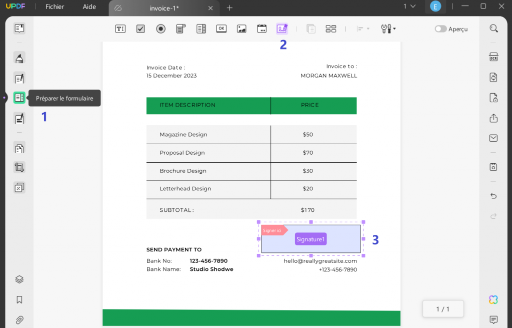 Comment créer des signatures numériques avec Adobe Acrobat | UPDF