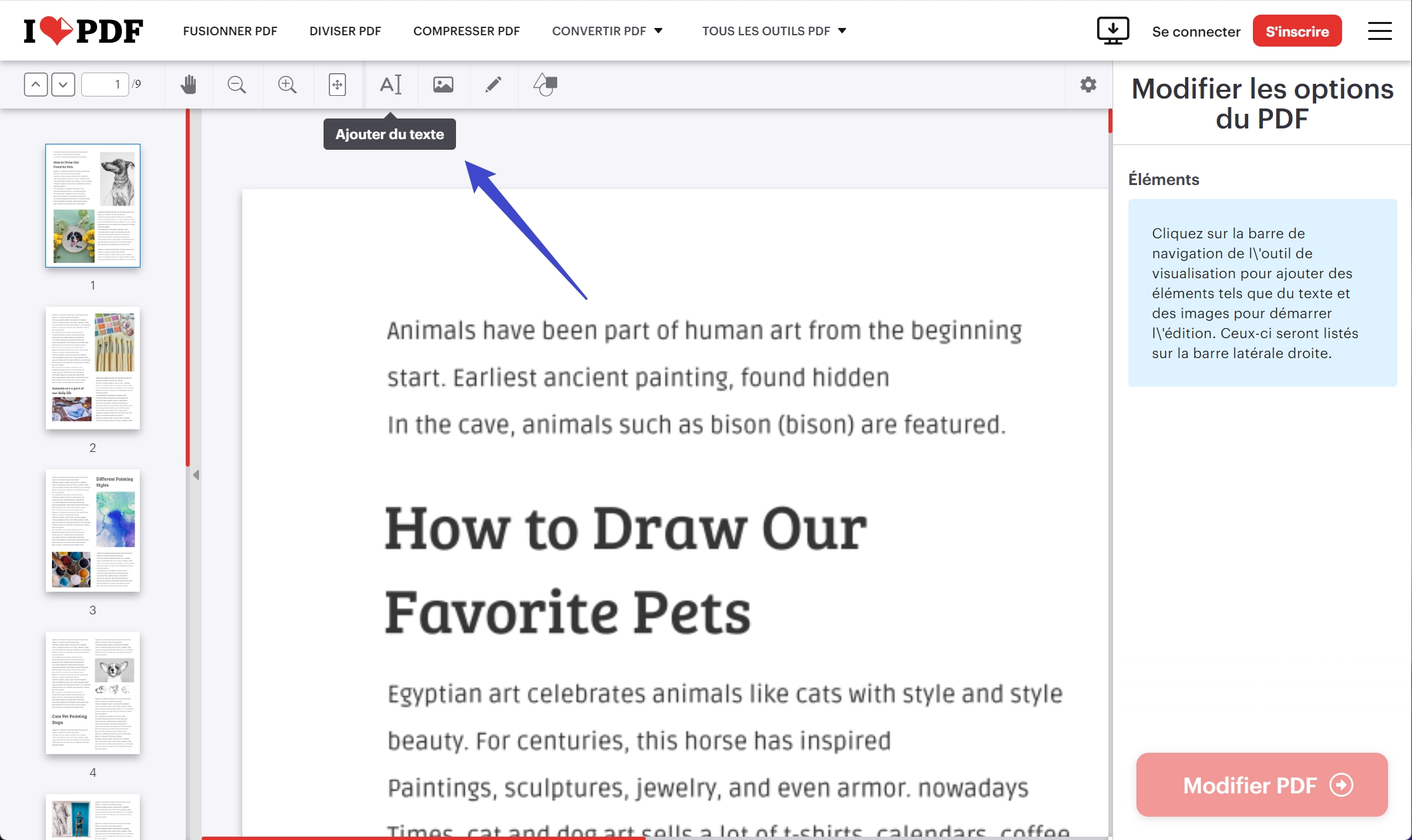 Comment modifier un texte PDF en ligne facilement | UPDF