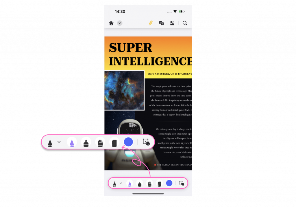 Annotate PDF with UPDF on iOS | User Guide
