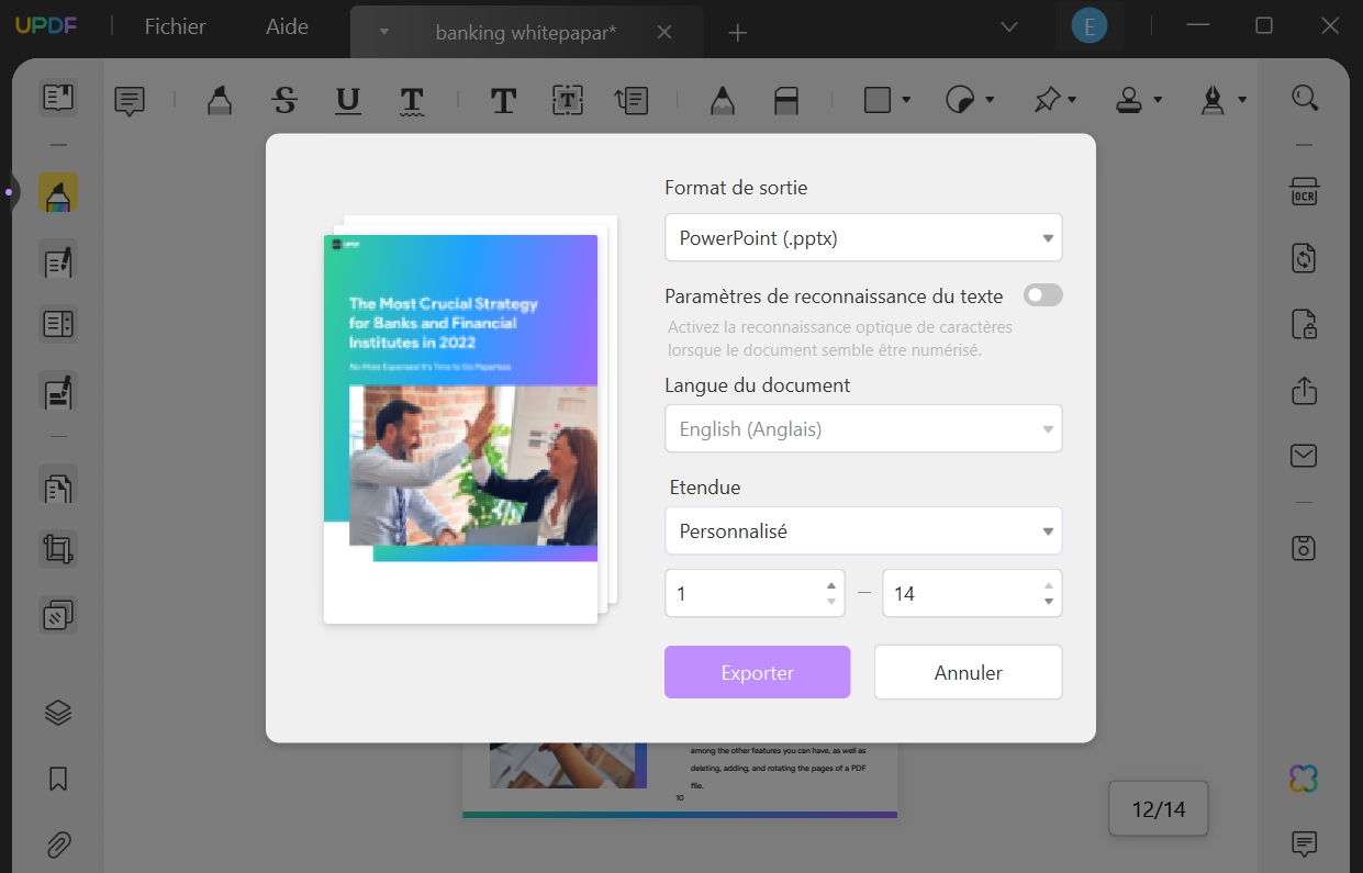 TOP 4 méthodes pour convertir un Word en PPT | UPDF