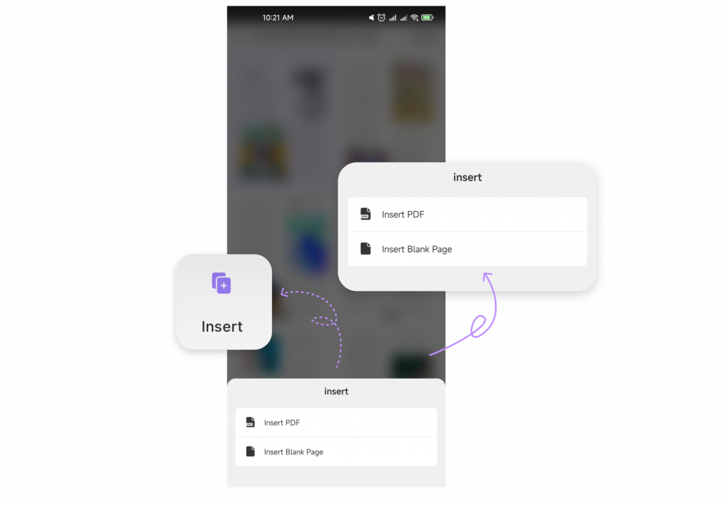 تنظيم الصفحات على Android باستخدام UPDF | دليل المستخدم