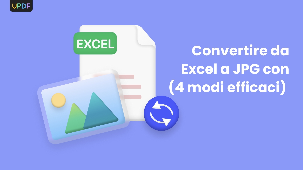 Come convertire Excel in JPG?