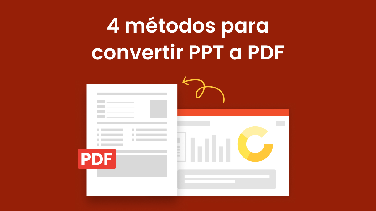 4 métodos para convertir PPT a PDF gratis
