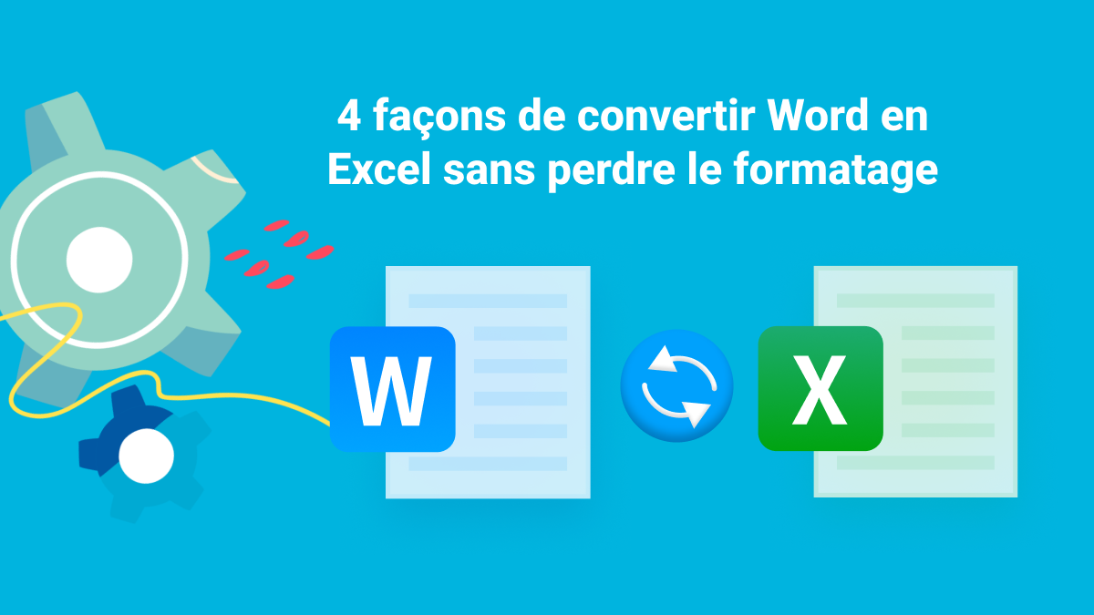 Convertir Word en Excel sans perdre le formatage | UPDF