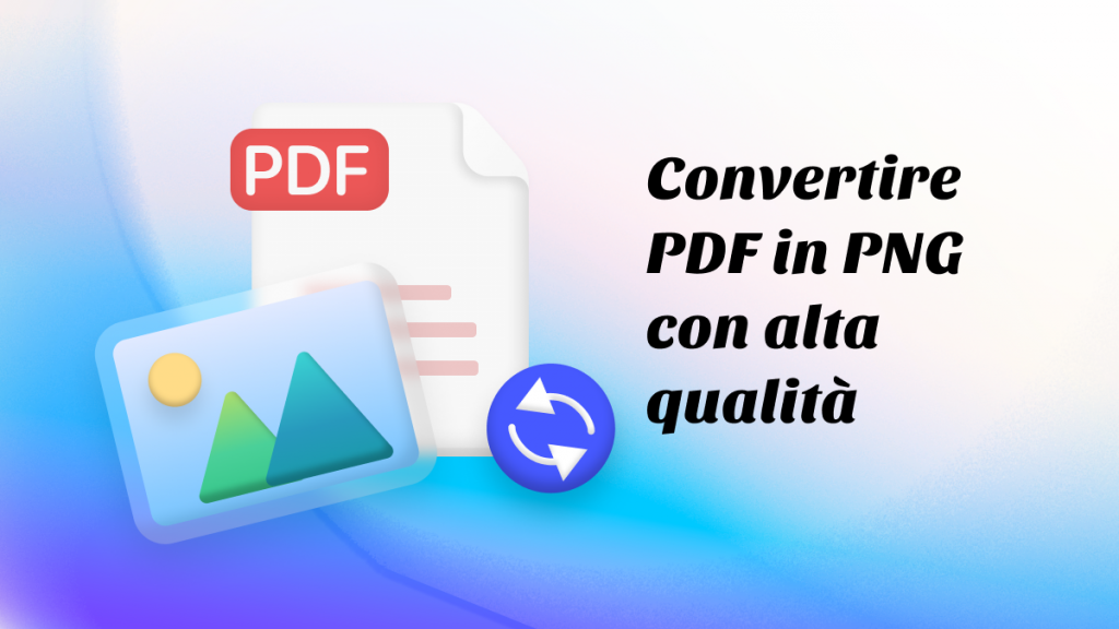 Convertire PDF in PNG online e offline | UPDF
