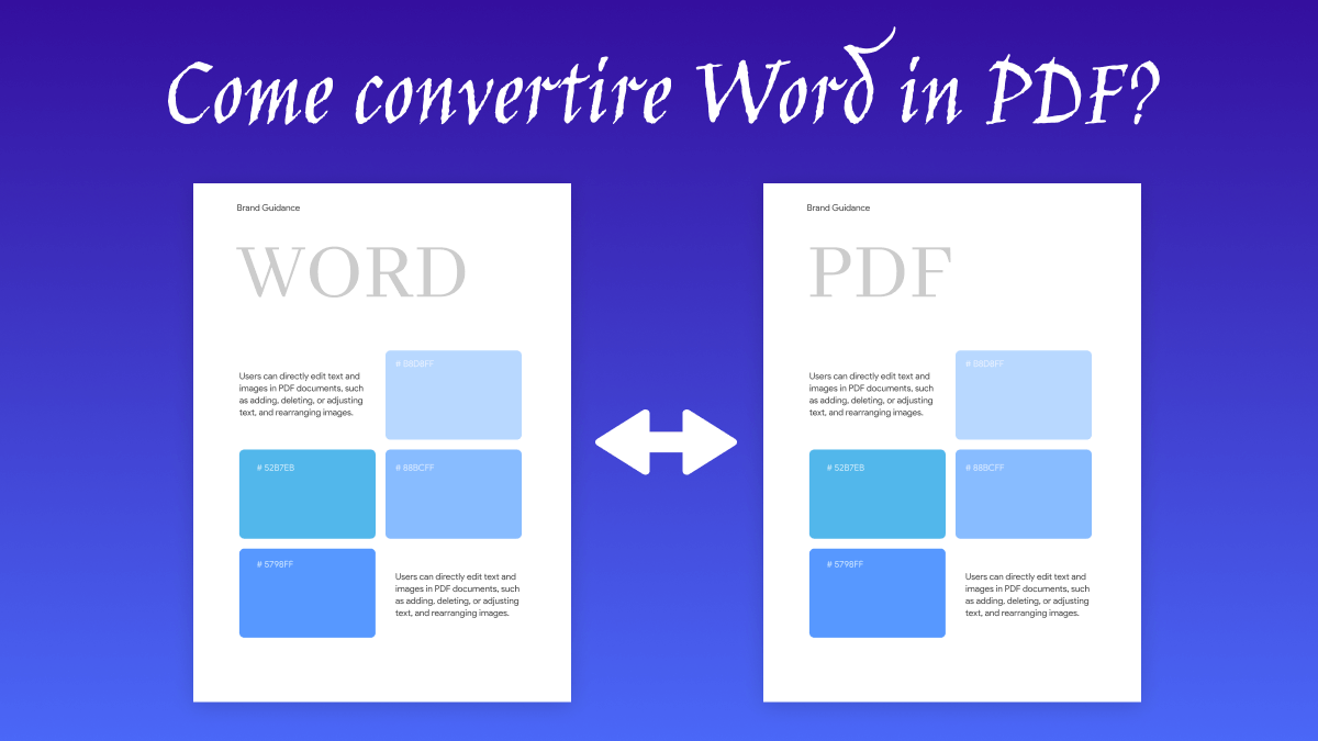 Come convertire Word in PDF con 6 modi gratuiti | UPDF